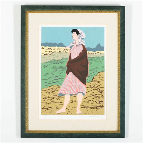 2024 1º Leilão Presencial ‹34 › Lima De Freitas 1927 1998 Serigrafia