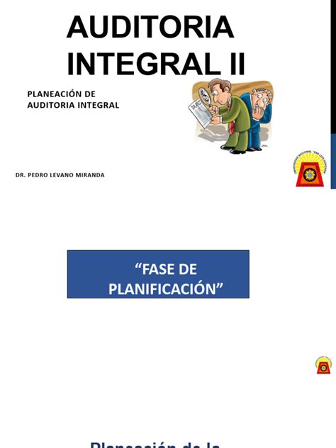 Sesión 09 Planeación De La Auditoria Integral Descargar Gratis Pdf