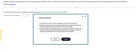 solved read the requirements 1 using the pv function in