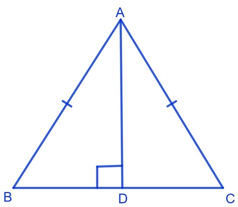 Ad Is An Altitude Of An Isosceles Triangle Abc In Which Ab Knowledgeboat