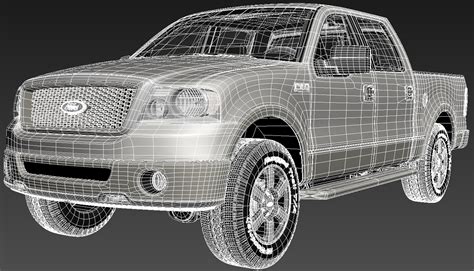 Ford F 150 Crew Cab 2004 2007 3d Model Turbosquid 2222131