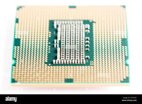 CPU Central Processing Unit On White Background Stock Photo Alamy