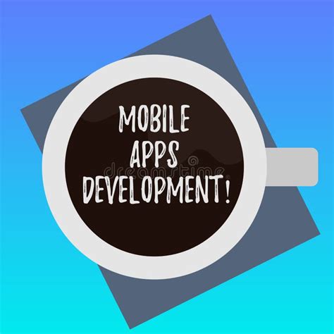 Handwriting Text Writing Mobile Apps Development Concept Meaning
