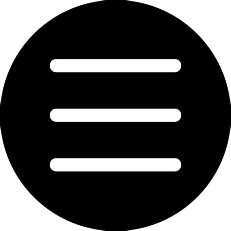 Menu Icon Svg At Collection Of Menu Icon Svg Free For