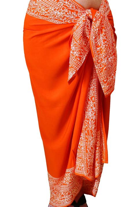Sarong Beach Wrap Batik Sarong Womens Beach Clothing Pareo Skirt