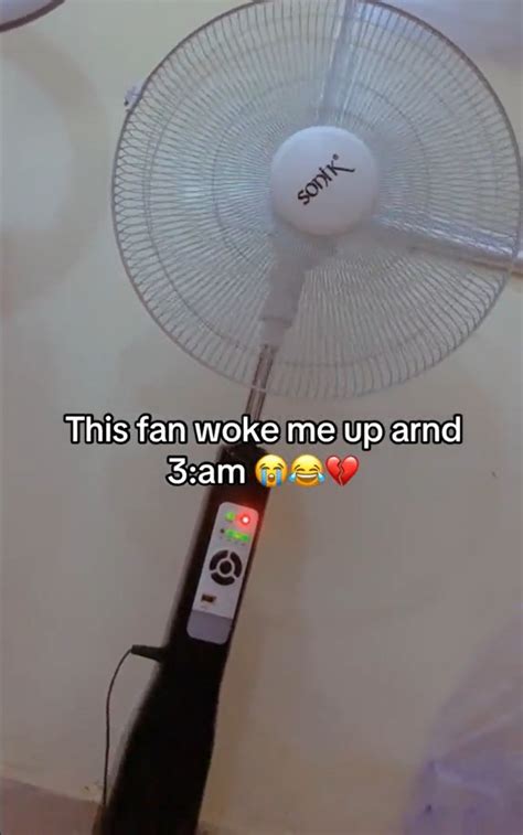 The Talking Fan Reactions As Lady Shares The Screeching Sound Her Fan Makes Video