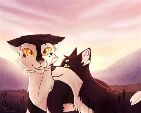 Barley And Ravenpaw By Raumkatzen Warrior Drawing Warrior Cats