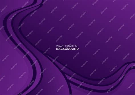 Premium Vector Modern Wave Gradient Background Design
