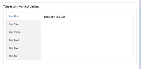 Apex Lightning Tabset And Tab Is Same As Lightningtab Salesforce