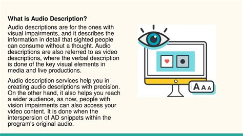 PPT Audio Description Services Enhancing Accessible Content Experience PowerPoint