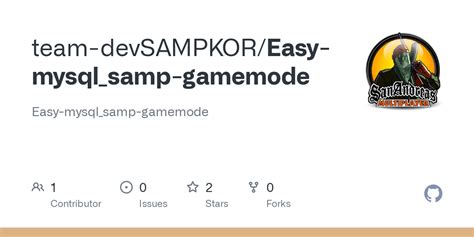 GitHub Team DevSAMPKOR Easy Mysql Samp Gamemode Easy Mysql Samp Gamemode