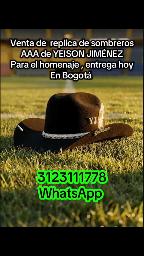 Replica De Sombreros De Yeison Jiménez En Bogotá Tiktok