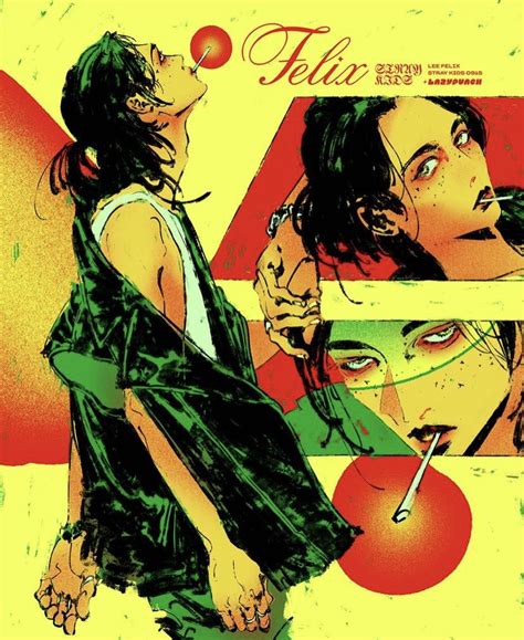 Pin By Vlll On Skz Funky Art Character Art Vintage Poster Art