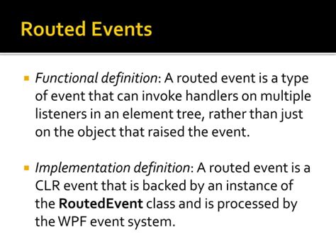 Lesson 07 Actions And Commands In Wpf Ppt