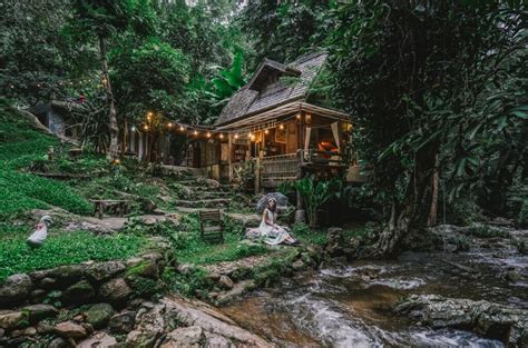 รีวิวที่พัก บ้านไม้ริมลำธารกลางป่าในหมู่บ้านแม่ลาย Chonnabot เชียงใหม่ Khon Khee Tiew