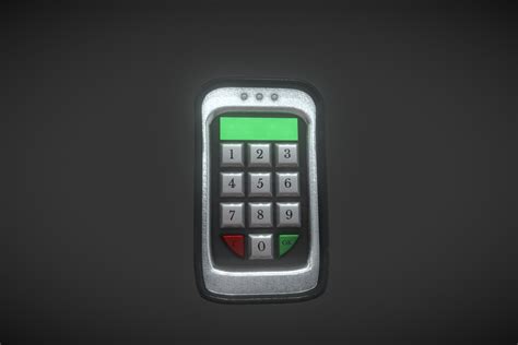 basic keypad 3d sci fi unity asset store