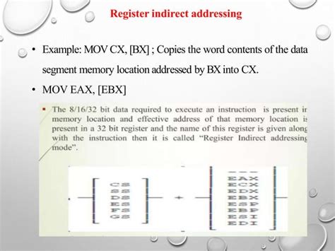 All Addressing Modes Of The 80386 Microprocessorpptx Data Storage