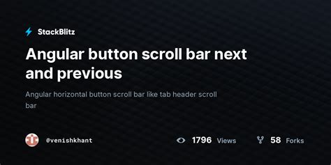 Angular Button Scroll Bar Next And Previous Stackblitz
