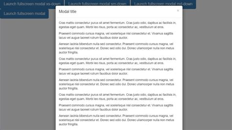 Bootstrap Modal Window Examples Code Snippet OnAirCode