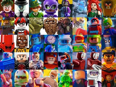 Lego Batman Movie Villains Lego Batman Game Characters Lego Batman