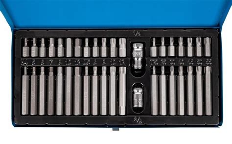 Set Imbus Torx Hex Spline Silver 40 Piese Nectools
