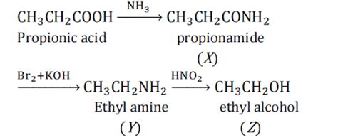 Identify the compound Z. In this reaction sequence, | Filo