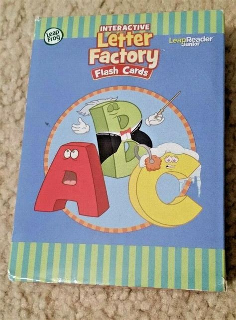 Leap Frog Interactive Letter Factory Alphabet Flashcards Only In Opened