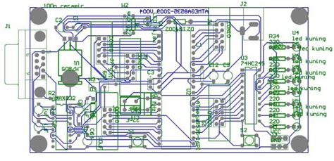 Rangkaian Mikrokontroler ATMega Pin Serba Guna Elektrologi