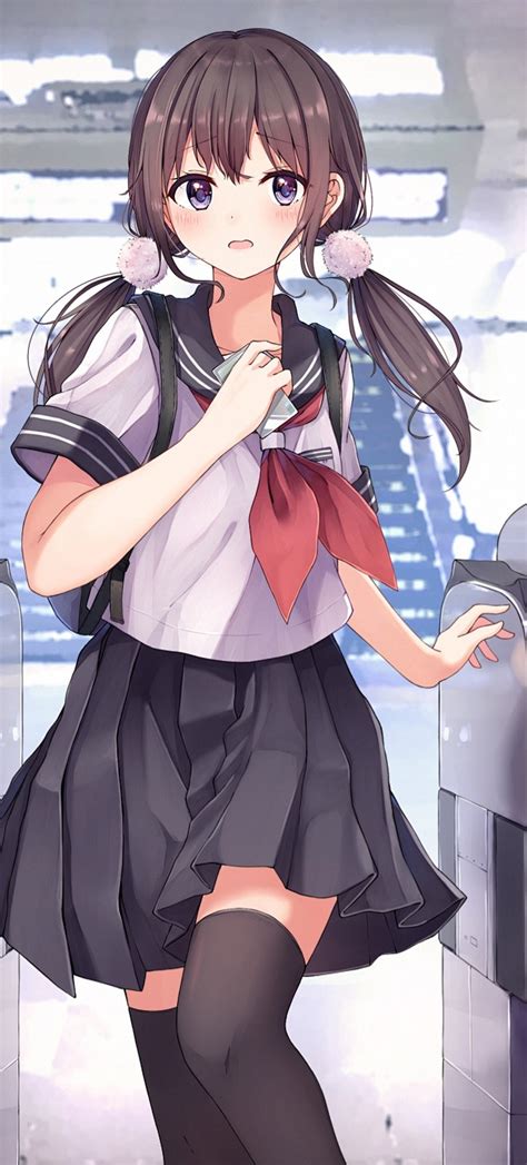 enuni 动漫少女 高中生