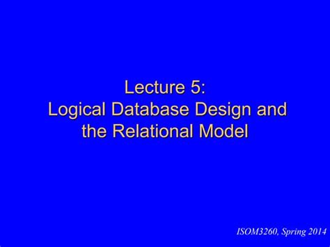 logical design vs physical design