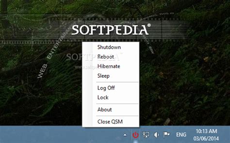 Quick Shutdown Menu Download Free Windows 1 2 0 0 Softpedia