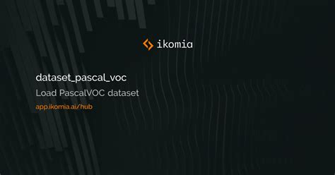 Datasetpascalvoc · Image Classification Algorithm · Ikomia Hub