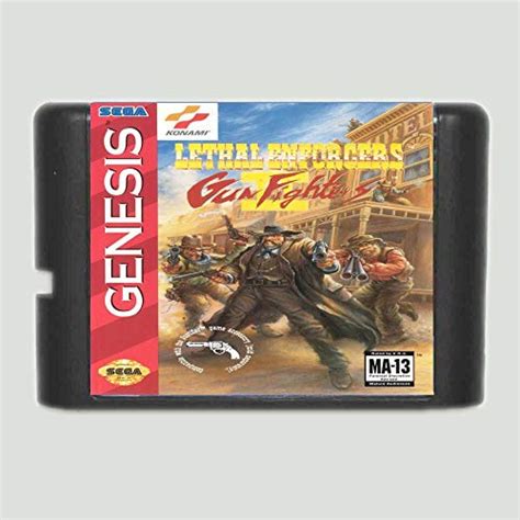 Aditi Lethal Enforcers Gun Fighters Ii Ntsc Usa 16 Bit Md