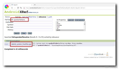 Android 逆向整体加固脱壳 DexClassLoader 加载 dex 流程分析 查找 DexFile 对应的C代码 dalvik system DexFile cpp