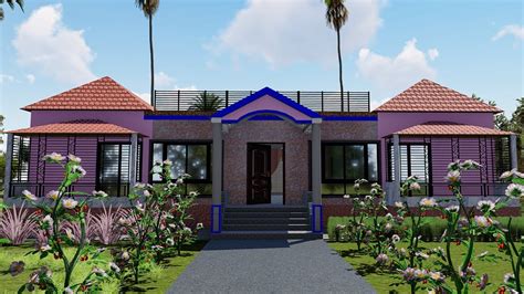 বাড়ির ডিজাইন। ৪ বেডরুমের বাড়ির ডিজাইন। টিন শেড এক তলা বাড়ির ডিজাইন। Youtube