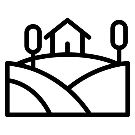 Farm Line Icon 27000571 Vector Art At Vecteezy