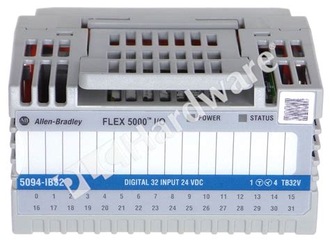 Plc Hardware Allen Bradley 5094 Ib32 Flex 5000 32 Sink Input Module