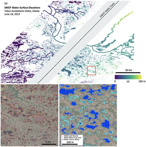A Surface Water And Ocean Topography Swot Water Surface Elevation Download Scientific