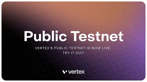 Vertex Protocol Public Testnet Is Live By Cryptosnews Medium