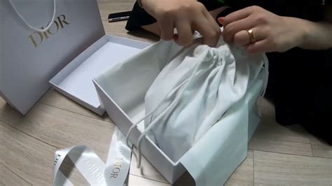 디올 카로백 언박싱 Youtube