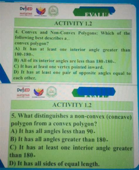 Deped Matatac Rivaiml Activity 12 4 Convex Studyx