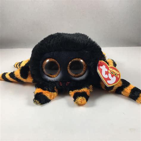 Ty Beanie Boos Charlotte The Halloween Black Spider 6 Inch Plush Toy