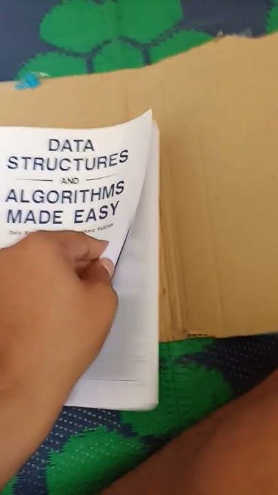 Data Structure And Algorithms Made Easy Book By Narasimha Karumanchi Youtube