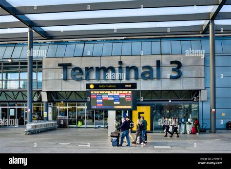 Terminal 3 Heathrow Airport Borough Of Hillingdon London England U