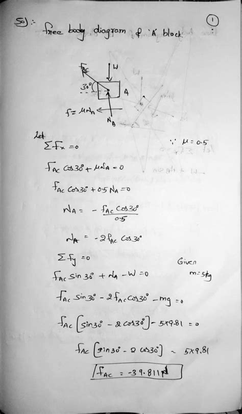 [solved] Two Blocks A And B Each Having A Mass Of 5 Kg Are Connected