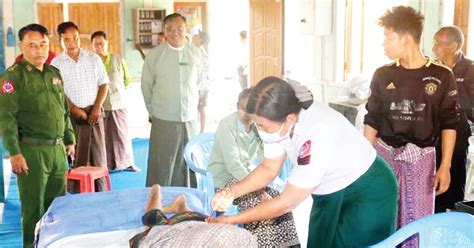 ကလေးမြို့နယ်၊ ခန္တီးမြို့နယ်နှင့် ပြည်ကြီးတံခွန်မြို့နယ်တို့၌ သံဃာတော်မ