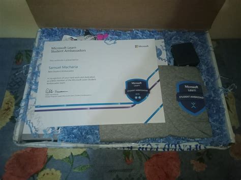 Samuel Macharia On Linkedin Unboxing My Beta Mlsa Swag Kit Being A Force For Good To Empower My