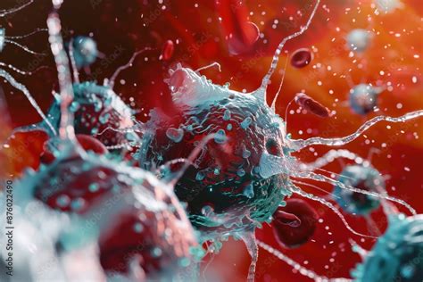 The Scientific Modern Diagram Of Cll Cells Illustrates The Cellular