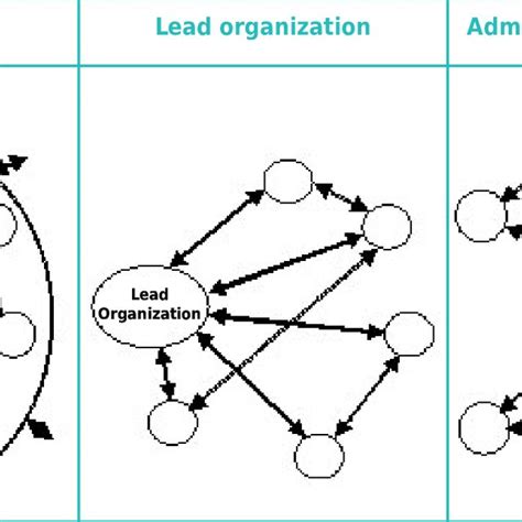 Network Governance Modes Download Scientific Diagram