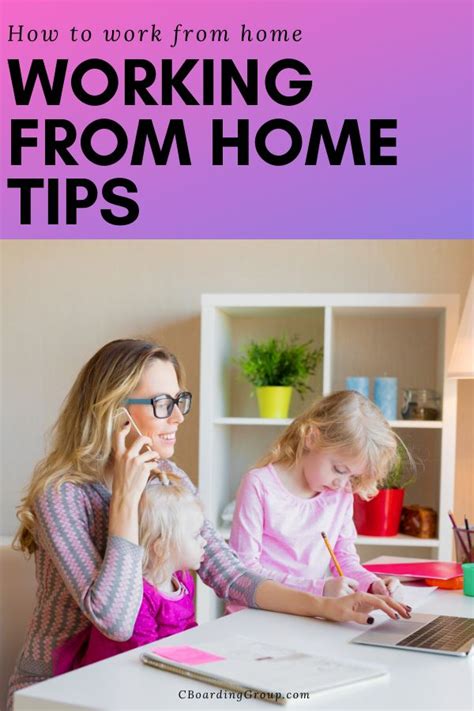17 Tips for Successfully Working from Home - C Boarding Group - Travel, Remote Work & Reviews ...